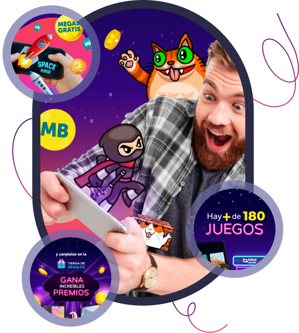 Bitel Arcade: ¡GANA MONEDAS y MB JUGANDO!